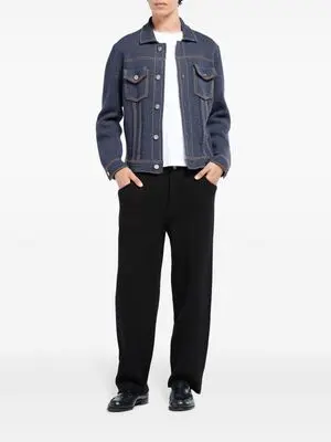 BARRIE Knitted Denim Jacket