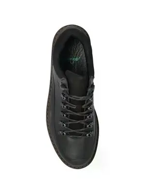 Diemme Cornaro Gomma Leather Low-top Sneakers - Black