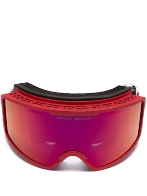 Perfect Moment Mirrored Ski Goggles - White