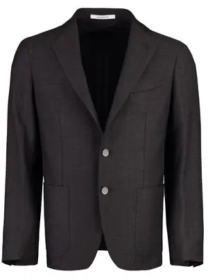 Tagliatore Peak-lapels Single-breasted Blazer - Brown
