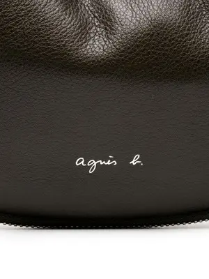 AGNÈS B. Leather Crossbody Bag