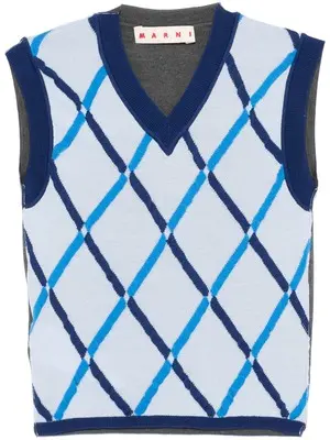 Marni Diamond-pattern Top