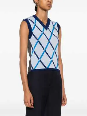 Marni Diamond-pattern Top
