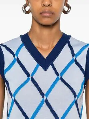 Marni Diamond-pattern Top