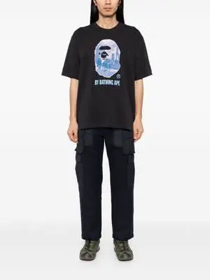 A BATHING APE Logo Print T-shirt