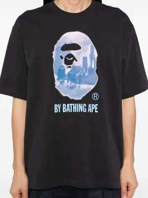 A BATHING APE Logo Print T-shirt