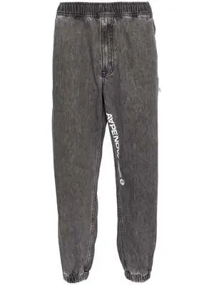 AAPE BY *A BATHING APE Tapered-leg Jeans - Black