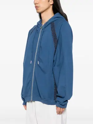 FIVE CM Panelled Zip-up Hoodie