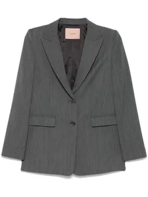 Twinset Straight Hem Blazers For Women