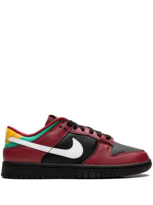 Nike Dunk Low Biker Tattoos Sneakers - Red