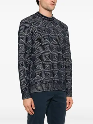 Giorgio Armani Jacquard Cashmere Sweater