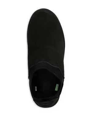 Suicoke Suede Slippers - Black