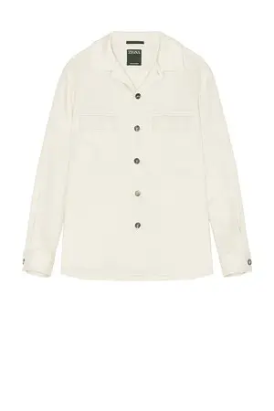 Zegna Camicia Shirt In Cream