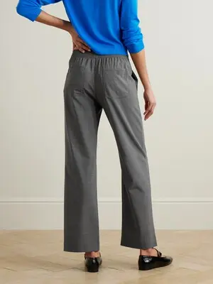 LESET Jane Stretch-wool Straight-leg Pants