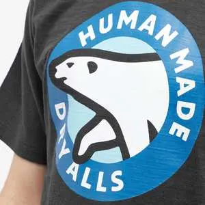Human Made Polar Bear T-Shirt In Black - 35% Off | Editorialist