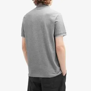 Stone Island Patch Polo - Melange Grey