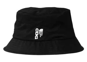 The North Face X Comme Des Garcons Ripstop Flyweight Bucket Hat - Black