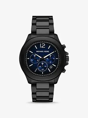 Michael Kors Oversized Sage -tone Watch In By - Black