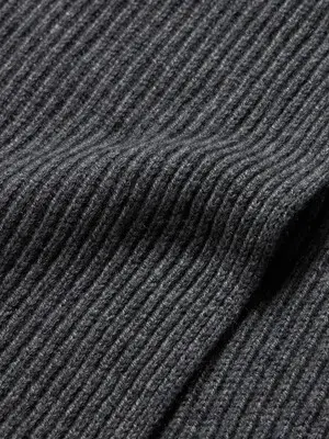 Johnstons Of Elgin Ribbed Cashmere Scarf