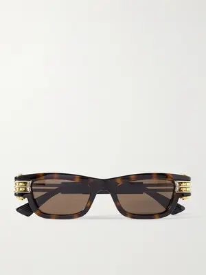 Bottega Veneta D-frame Sunglasses - Tortoiseshell