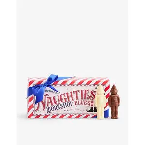 THE CHOCOLATE GIFTING COMPANY Naughty Workshop Elves White And Milk Chocolate Elves 85g - One-color