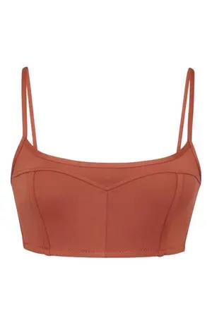 LOSANO Contour Bralette - Baked Clay