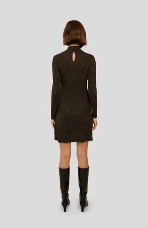 WHIMSY + ROW Joanie Mini Dress - Black Sparkle