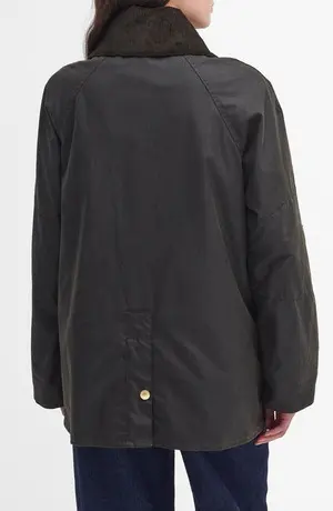 Barbour Allerston Water Resistant Waxed Cotton Jacket - Olive/ancient