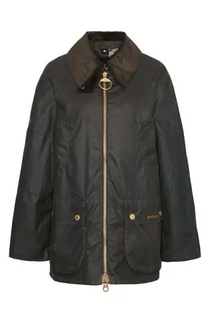 Barbour Allerston Water Resistant Waxed Cotton Jacket - Olive/ancient