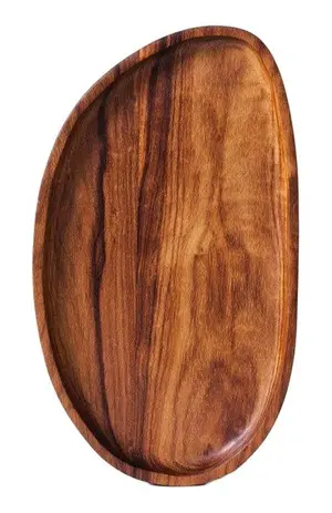 ITZA WOOD Wooden Leaf Tray - Granadillo