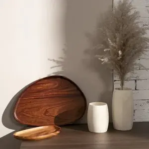 ITZA WOOD Wooden Leaf Tray