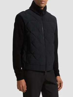Giorgio Armani Quilted Nylon Puffer Vest