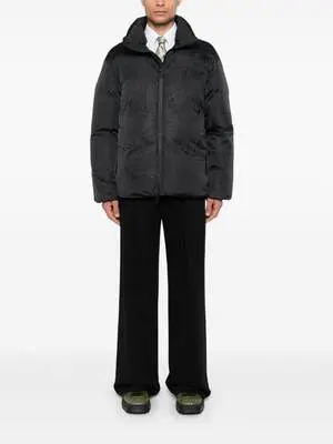 Burberry Equestrian Knight Padded Jacket - Black