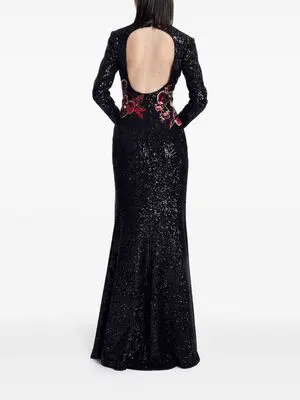 Elie Saab Embroidered Sequinned Gown