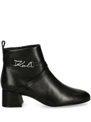 Karl Lagerfeld Mid Heel Booties