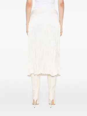 Michael Kors Satin Charmeuse Midi Skirt
