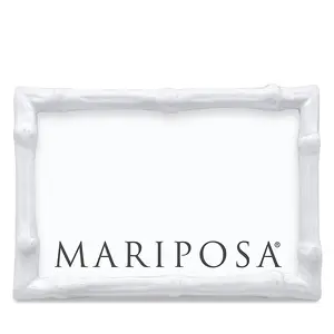 MARIPOSA Bamboo Picture Frame, 4 X 6 - White