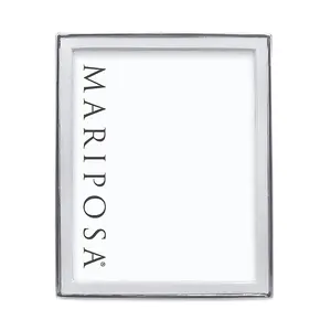 MARIPOSA Signature 8 X 10 Picture Frame - White
