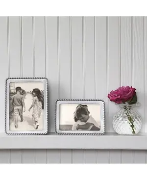 MARIPOSA Beaded 4x6 Picture Frame