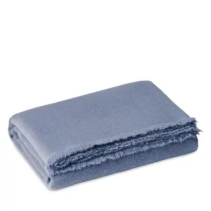 Aerin Cashmere Throw - Nordic Blue
