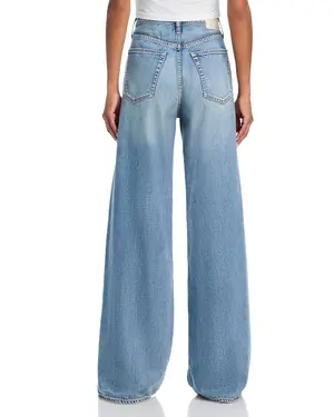 Rag & Bone Featherweight Sofie High Rise Wide Leg Jeans