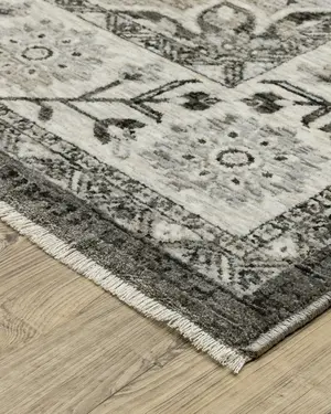 ORIENTAL WEAVERS Chamberlain Ch08b Area Rug, 6'7 X 9'6 - Grey