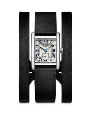 LONGINES Mini Dolce Vita Watch, 21.5mm X 29mm - Silver/black