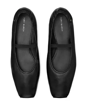 Tory Burch Runway Ballet Flats - Perfect Black