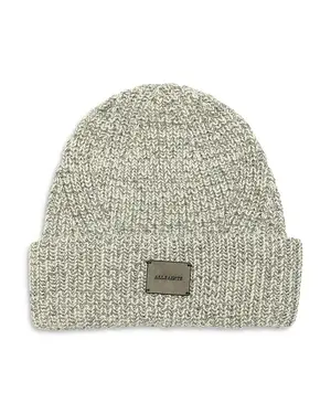 Allsaints Traveling Rib Knit Beanie - Gray Marl | Editorialist