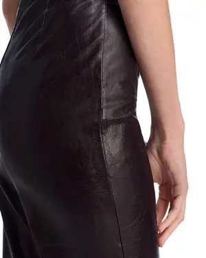 Lyssé Textured Faux Leather Trousers