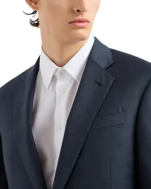 Emporio Armani G Line Regular Fit Virgin Wool Suit - Navy