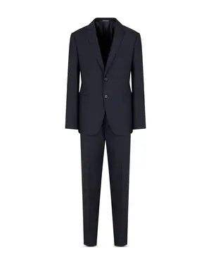 Emporio Armani M Line Slim Fit Micro Stripe Suit