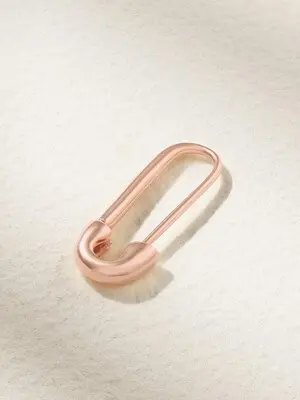 ANITA KO Anita Ko Safety Pin 18-karat Rose Gold Single Earring Rose Gold