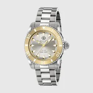 Gucci Dive 40mm Automatic Watch - Silver